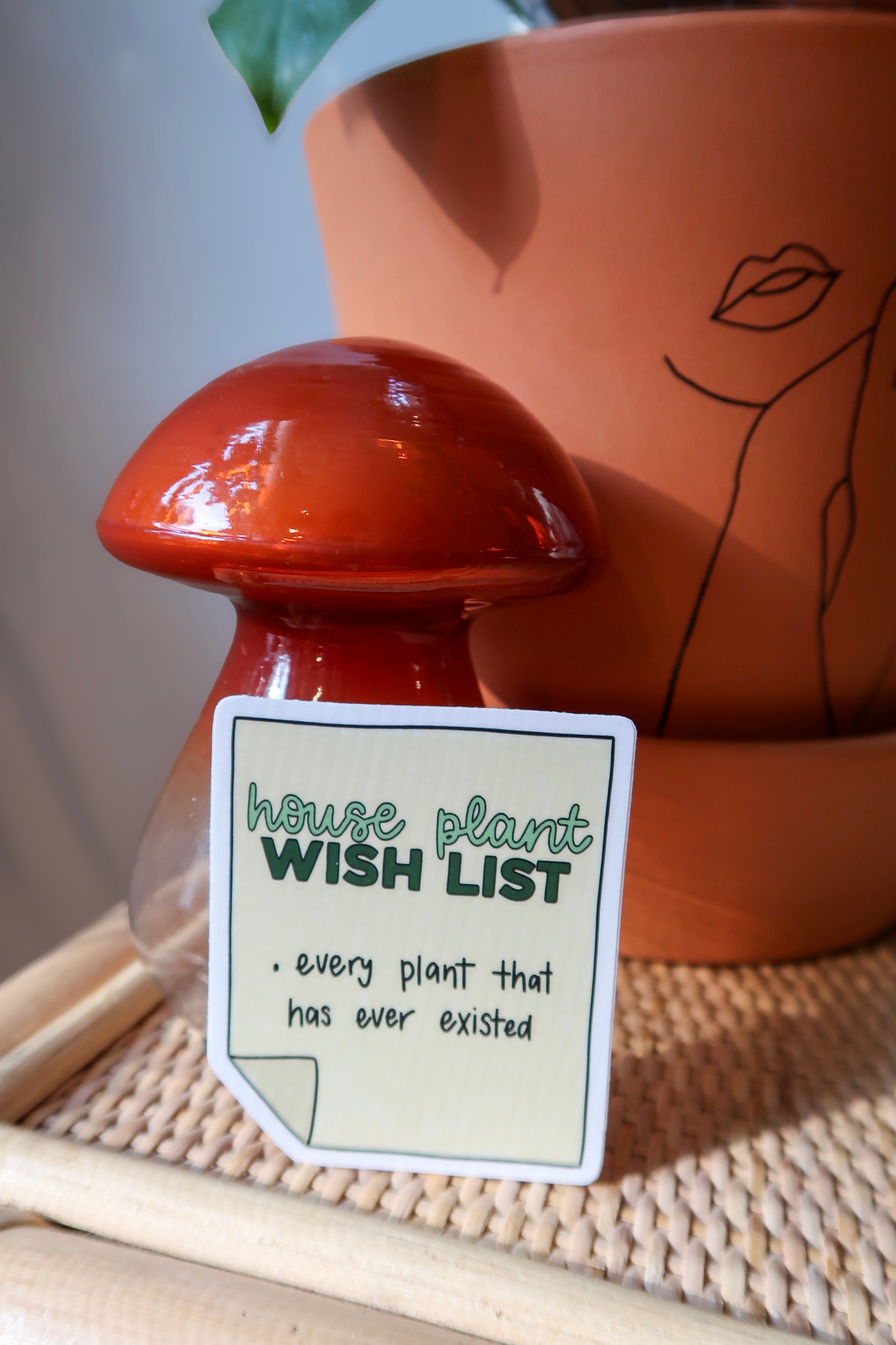 House Plant Wishlist Sticker – The Planted Bean